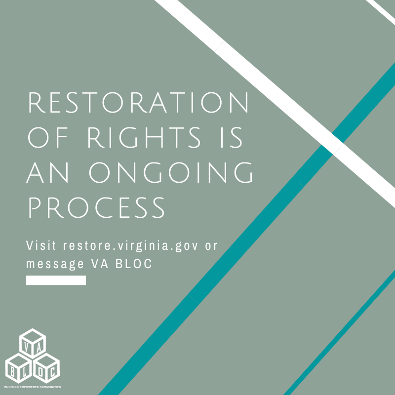 Restoration of Rights Info – VA BLOC