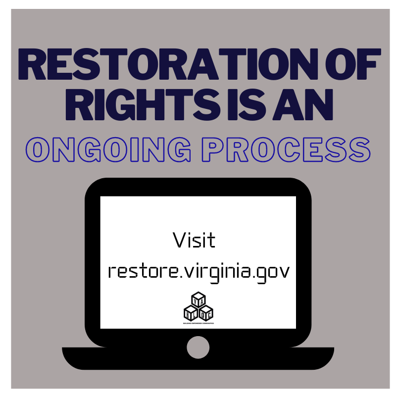 Restoration of Rights – VA BLOC