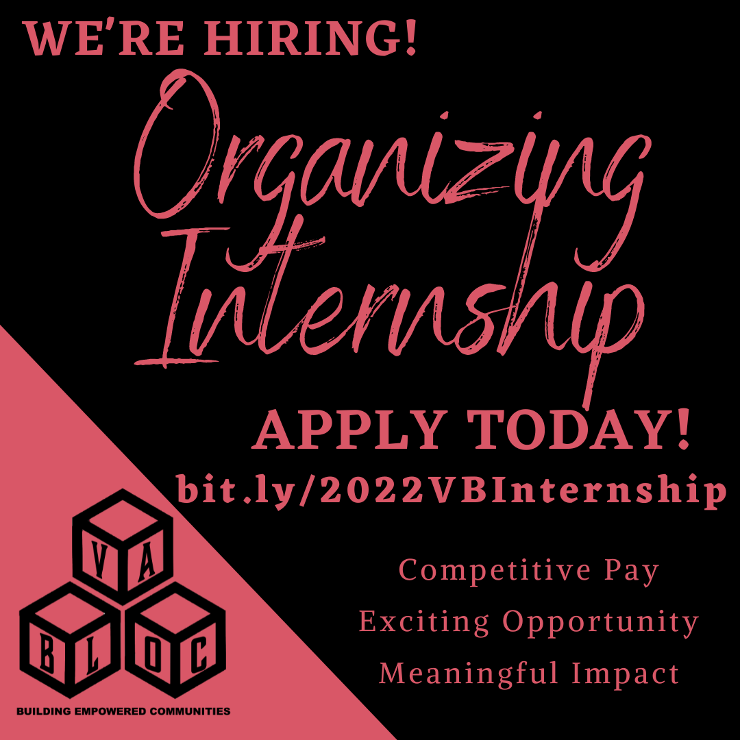 2022 Organizing Internship – VA BLOC